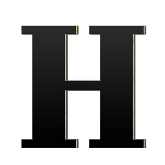 3D Acrylic Large Letter Wall Decals For Self Alphabet Logo Art And ...