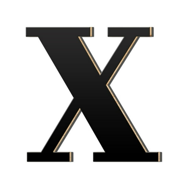 3D Acrylic Large Letter Wall Decals For Self Alphabet Logo Art And DIY ...