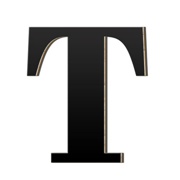 3D Acrylic Large Letter Wall Decals For Self Alphabet Logo Art And DIY ...