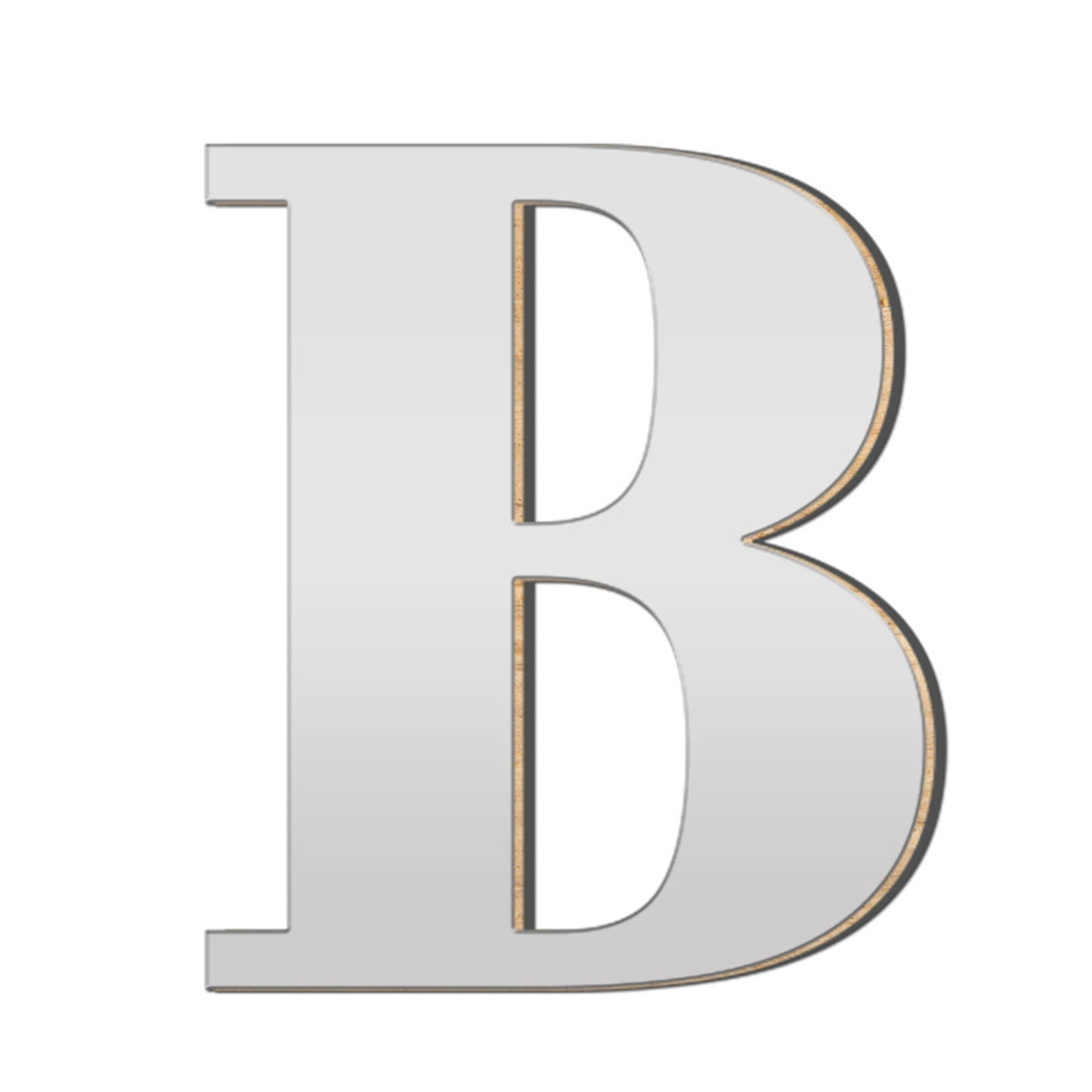 3D Acrylic Large Letter Wall Decals Self Home Art DIY Custom Modern ...