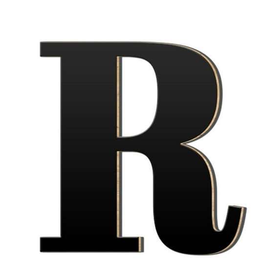 3D Acrylic Large Letter Wall Decals Self Home Art DIY Custom Modern ...