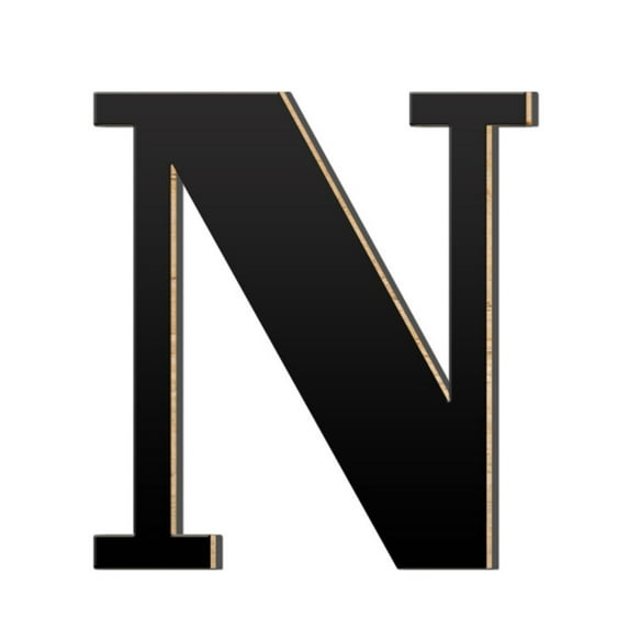 3D Acrylic Large Letter Wall Decals Self Home Art DIY Custom Modern ...