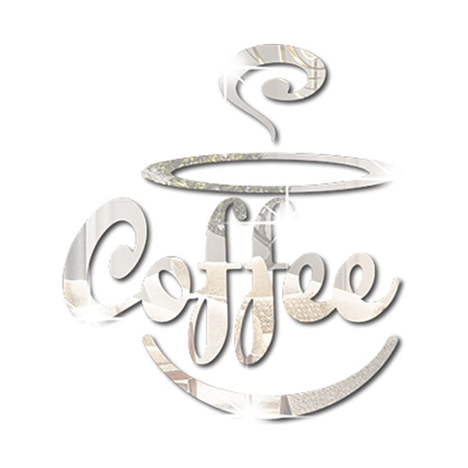 3D Acrylic Mirror Floral Wall Sticker, Family Wall Decals, Adhesive ...