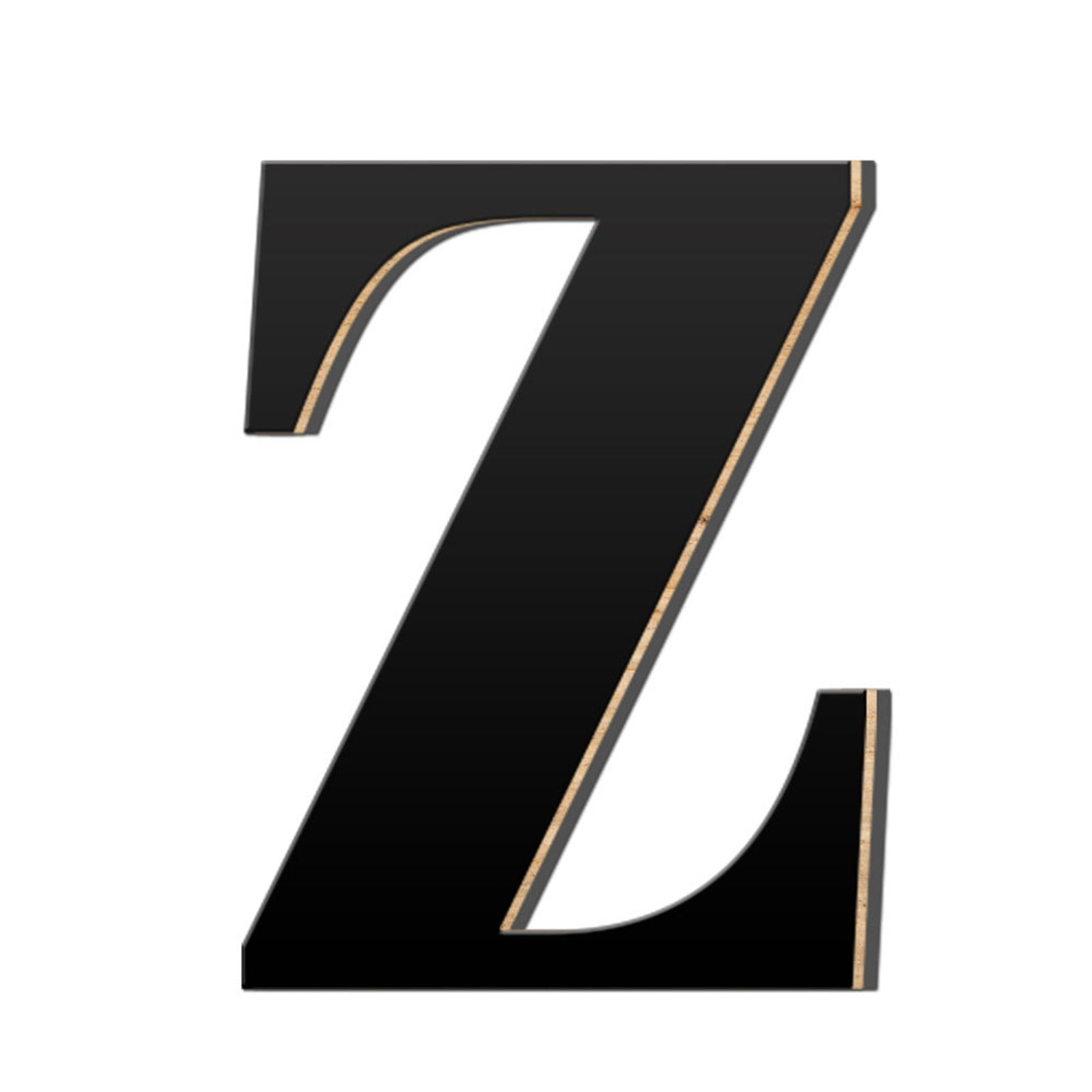 3D Acrylic Mirror Letter A - Oversized Gold Alphabet Wall Decal, Self ...