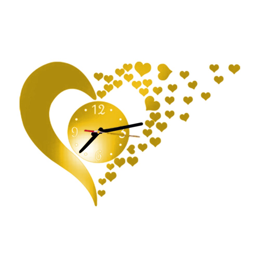 3d Acrylic Sticker Digital Wall Clock 3d Acrylic Wall Clock Quartz