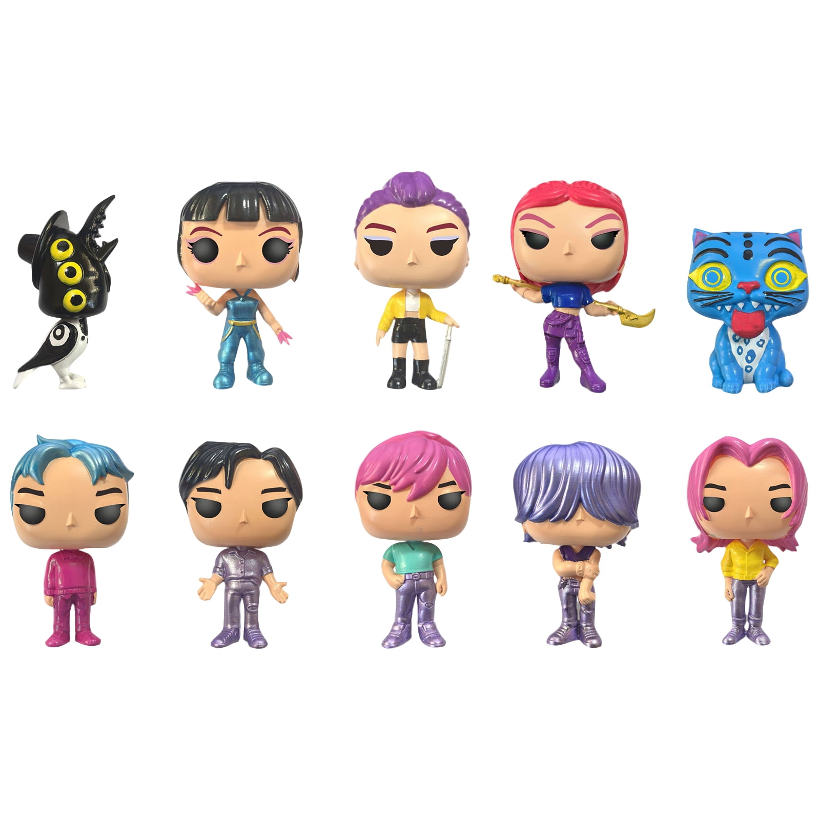 3D Action Figure Set,10PC Singers Hunters Figures Toy,Cute Cartoon ...