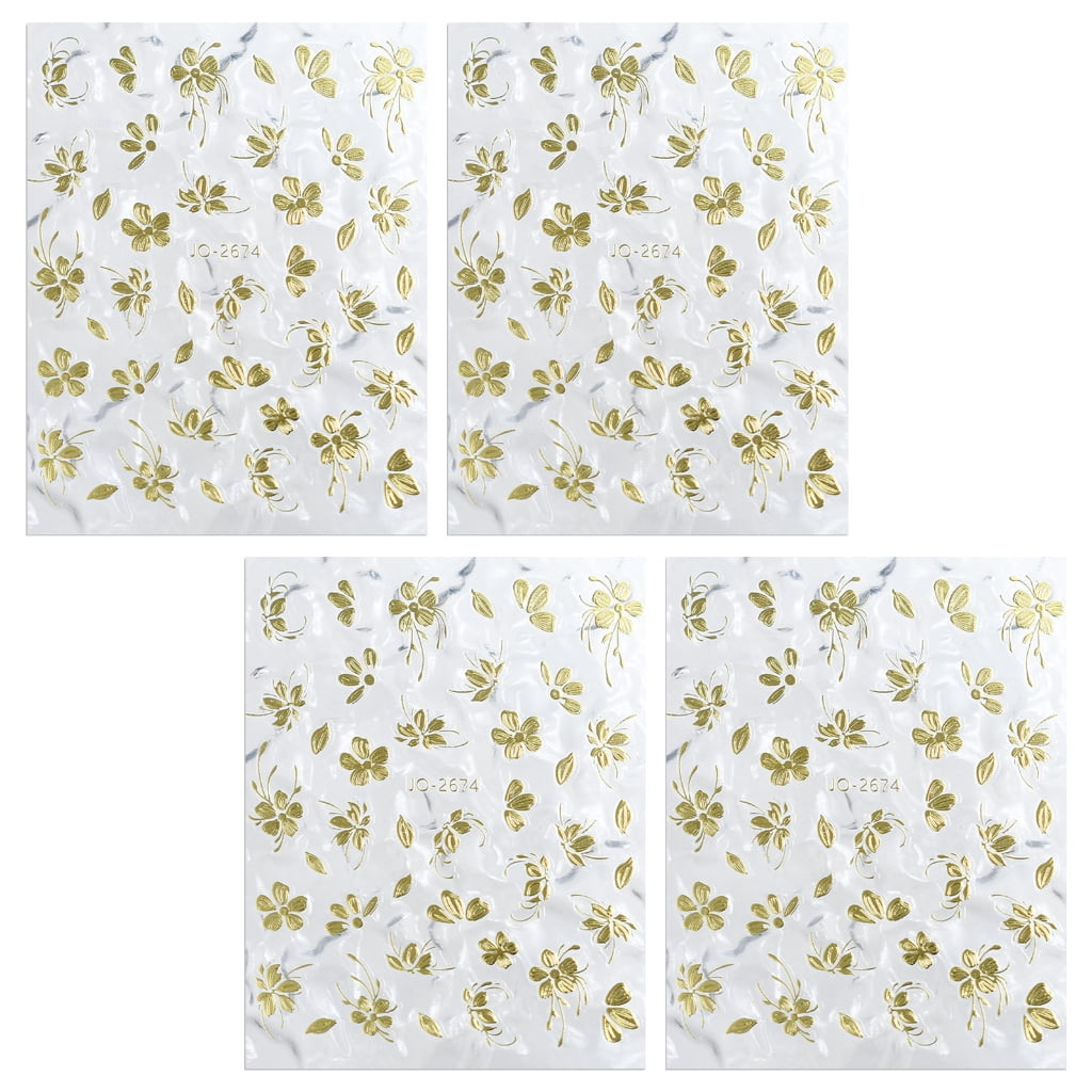 3D Adhesive Nail Art Stickers Fench Designs Nail Art Stickers Nail Art ...