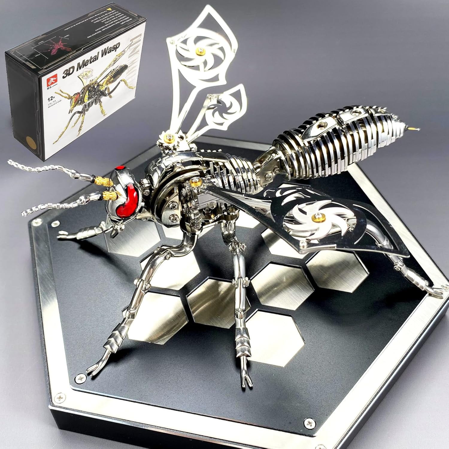3D Adult MetalPuzzle, Arctic Bumblebee Model Set, Mechanical Bumblebee ...