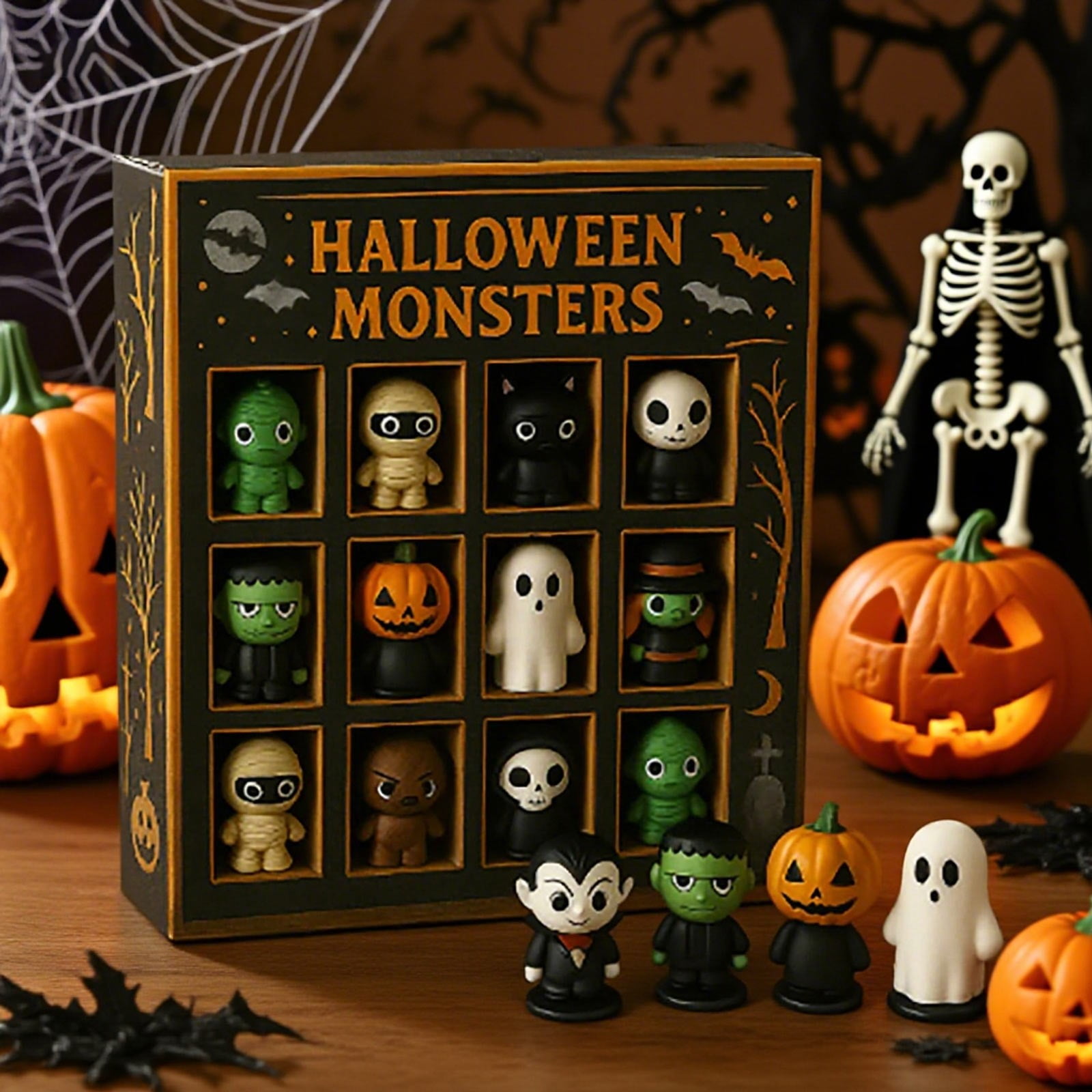 3D Advent Calendar, 12 Day Advent Calendar With Random Fixed Figures ...