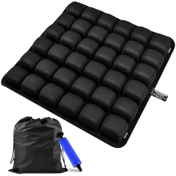 3D Air Cell Inflatable Seat Cushion, 36 Airbags Airplane Seat Cushion ...