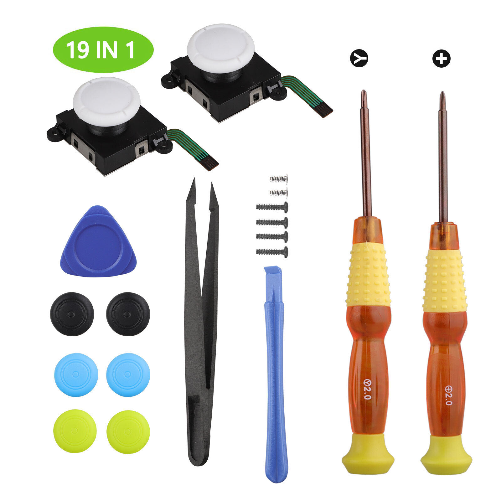 3D Analog Joystick Replacement Kit for Switch Lite Joy-Con Controllers ...
