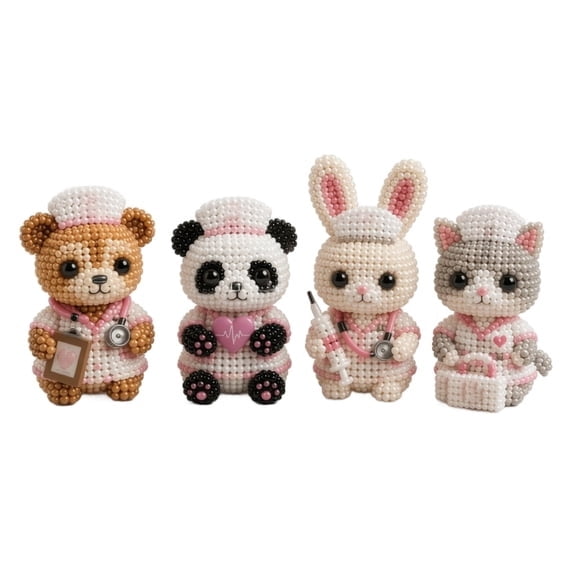 3D Animal Bead Craft Set with 3D Animal DIY Beading Handmade Set ...