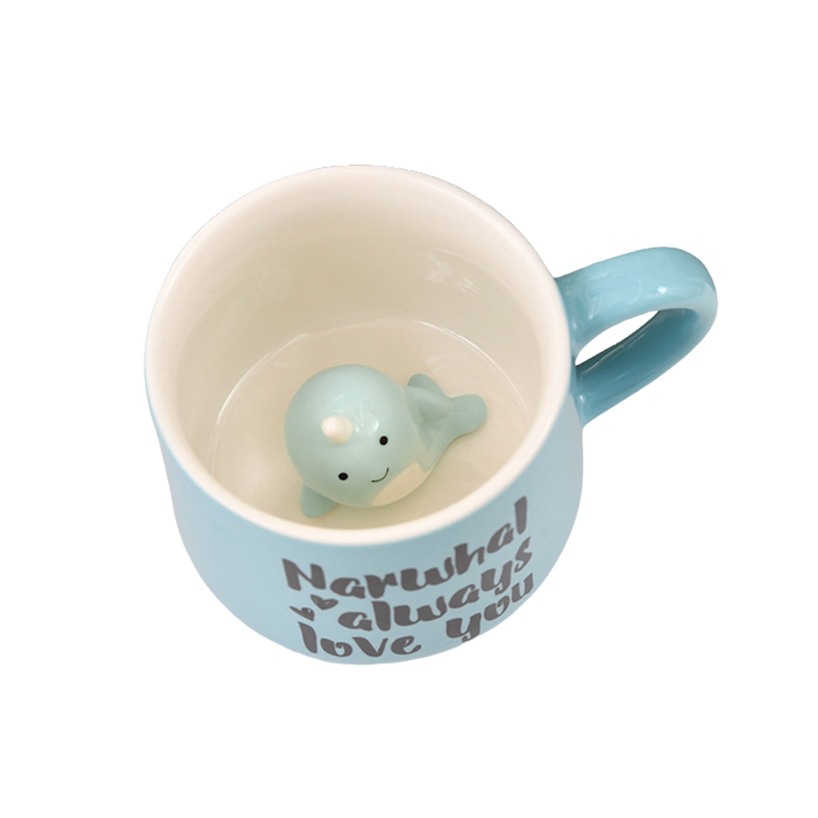 3D Animal Coffee Mugs Handmade Figurines Ceramic Mugs Birthday And ...