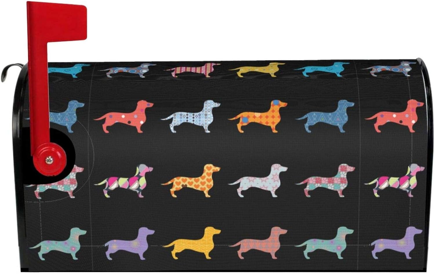 3D Animal Dachshund Mailbox Cover Mailbox Wraps, Waterproof Mailbox ...