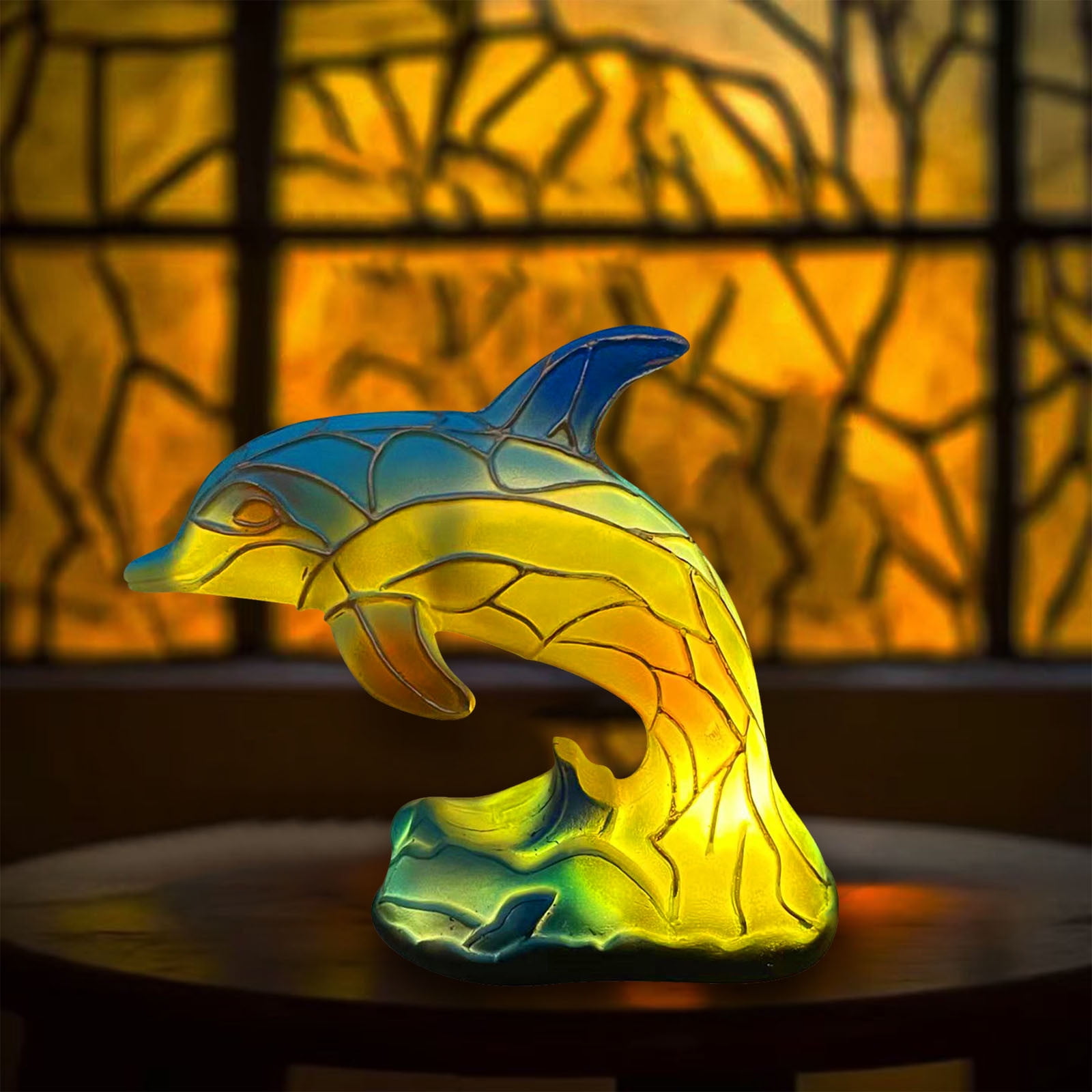 3D Animal Lamp, Retro Stained Animal Night Light Lamp, Vintage Animals ...