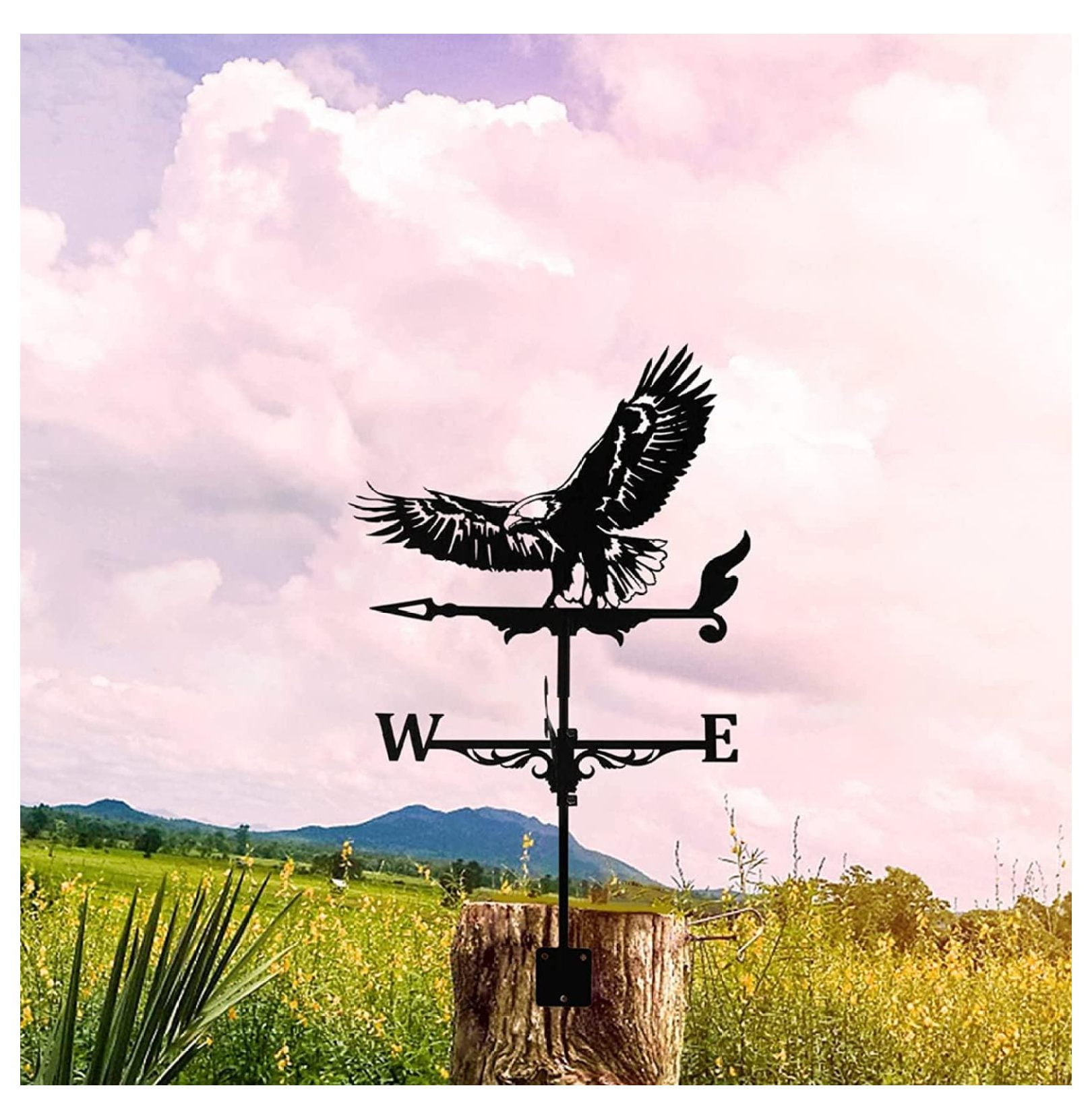 3D Animal Metal Weather Vane, Roof Weather Vane Wind Direction ...
