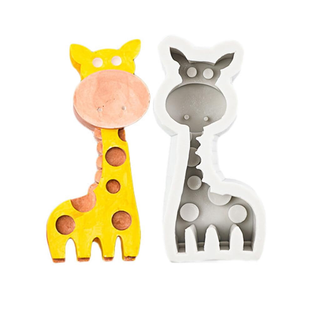 3D Animal Shapes Silicone Chocolate Molds,Sovob DIY Fondant Baking ...