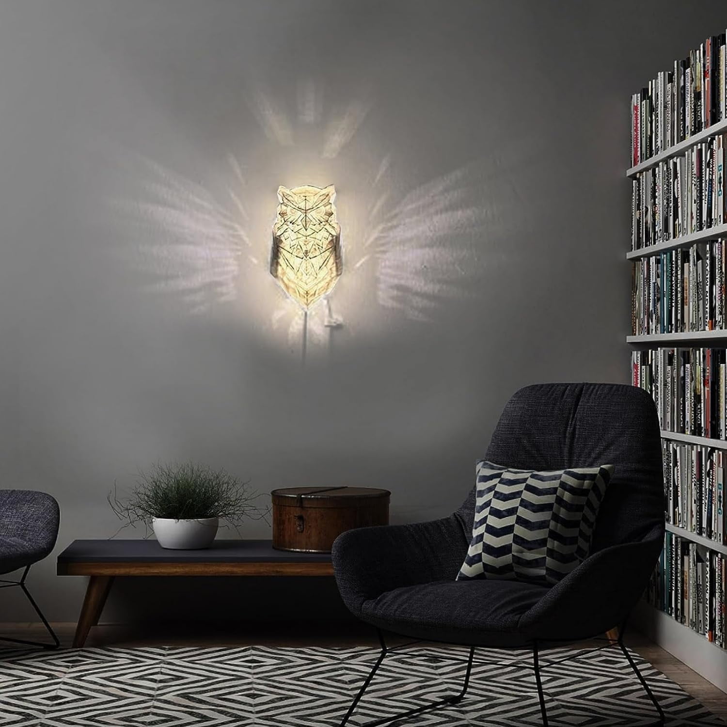 3D Animal Wall Sconce LED Wall Lamp Resin Animal Statue Wall Lamp 3D ...