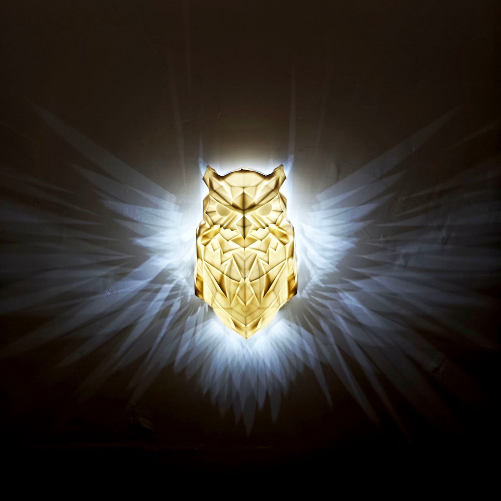 3D Animals LED Wall Light Night Owl Wall Lights Wall Bald Wall Light ...