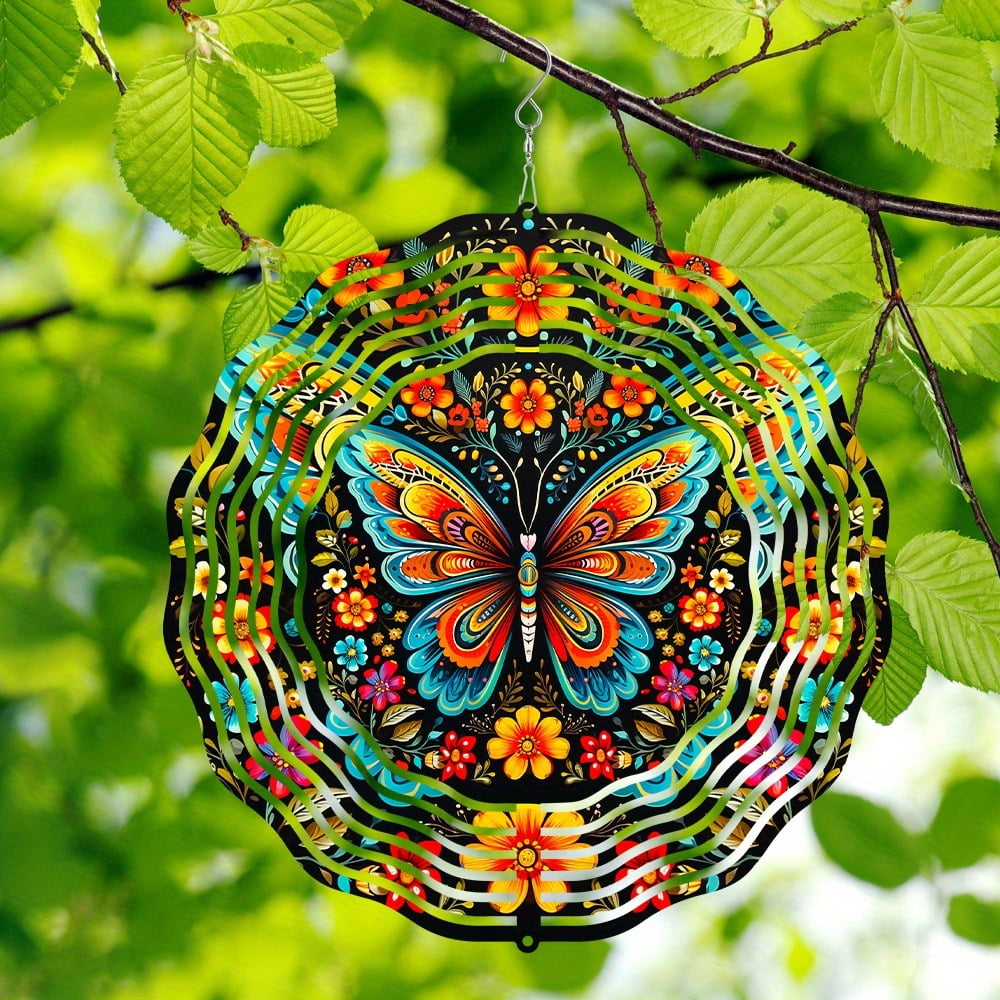 3D Animated Dragonfly Wind Spinner Creates a Fluttering Dragonfly ...