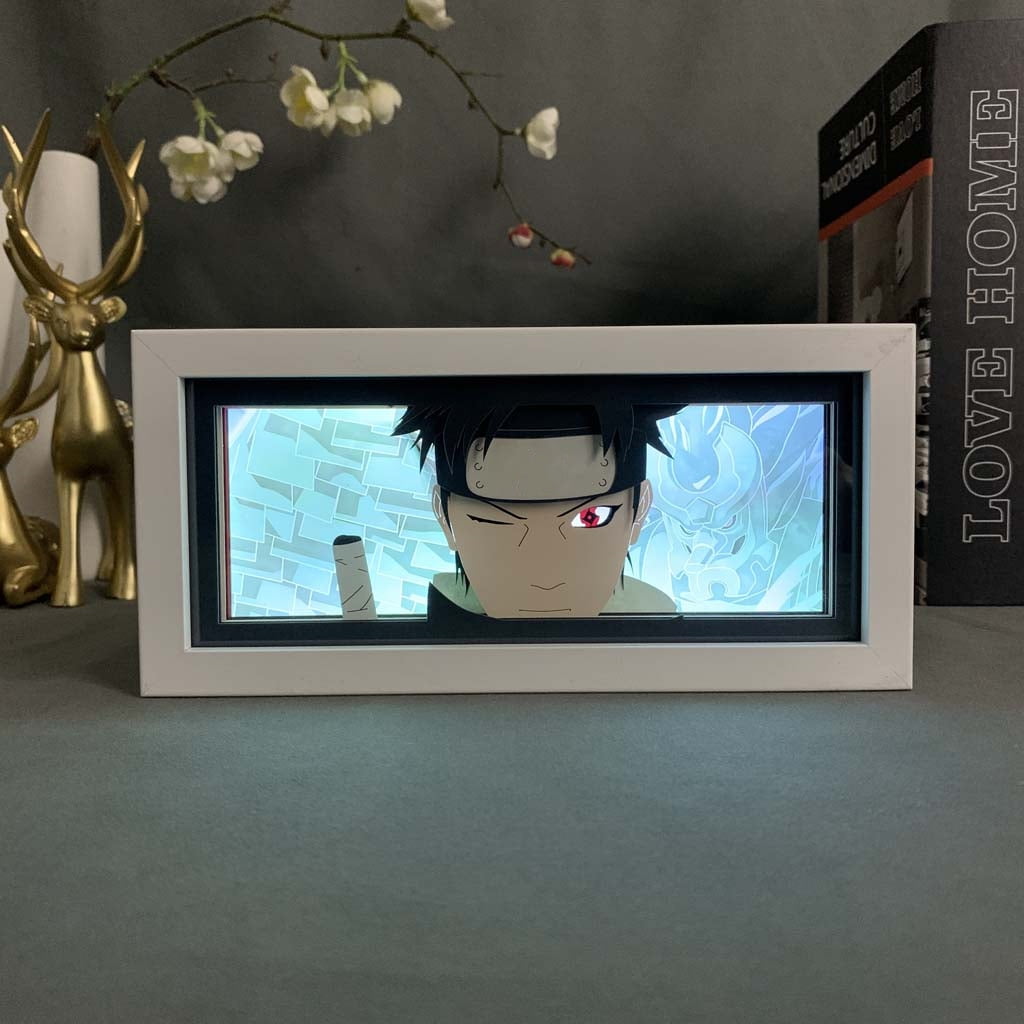 3D Anime Uchiha Shisui- Figure 7-Color Changing Night Light LED Paper ...