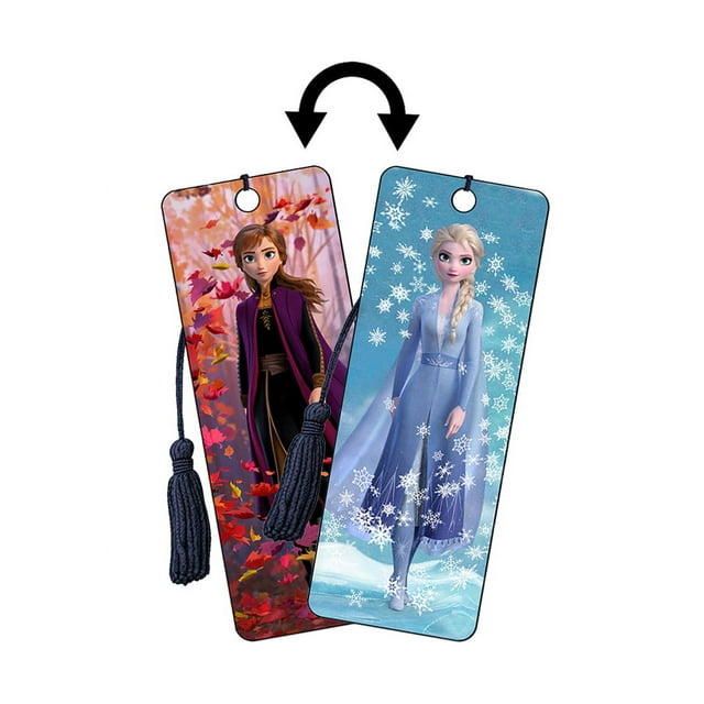 3D "Anna & Elsa Flip" Bookmark by Artgame (ONE BOOKMARK, IMAGE FLIPS ...