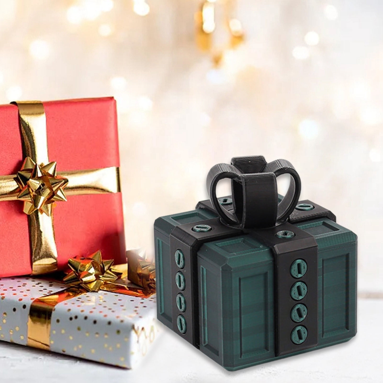 3D Annoying Gift Box with Screws, Christmas Colors Boxes Hilarious ...