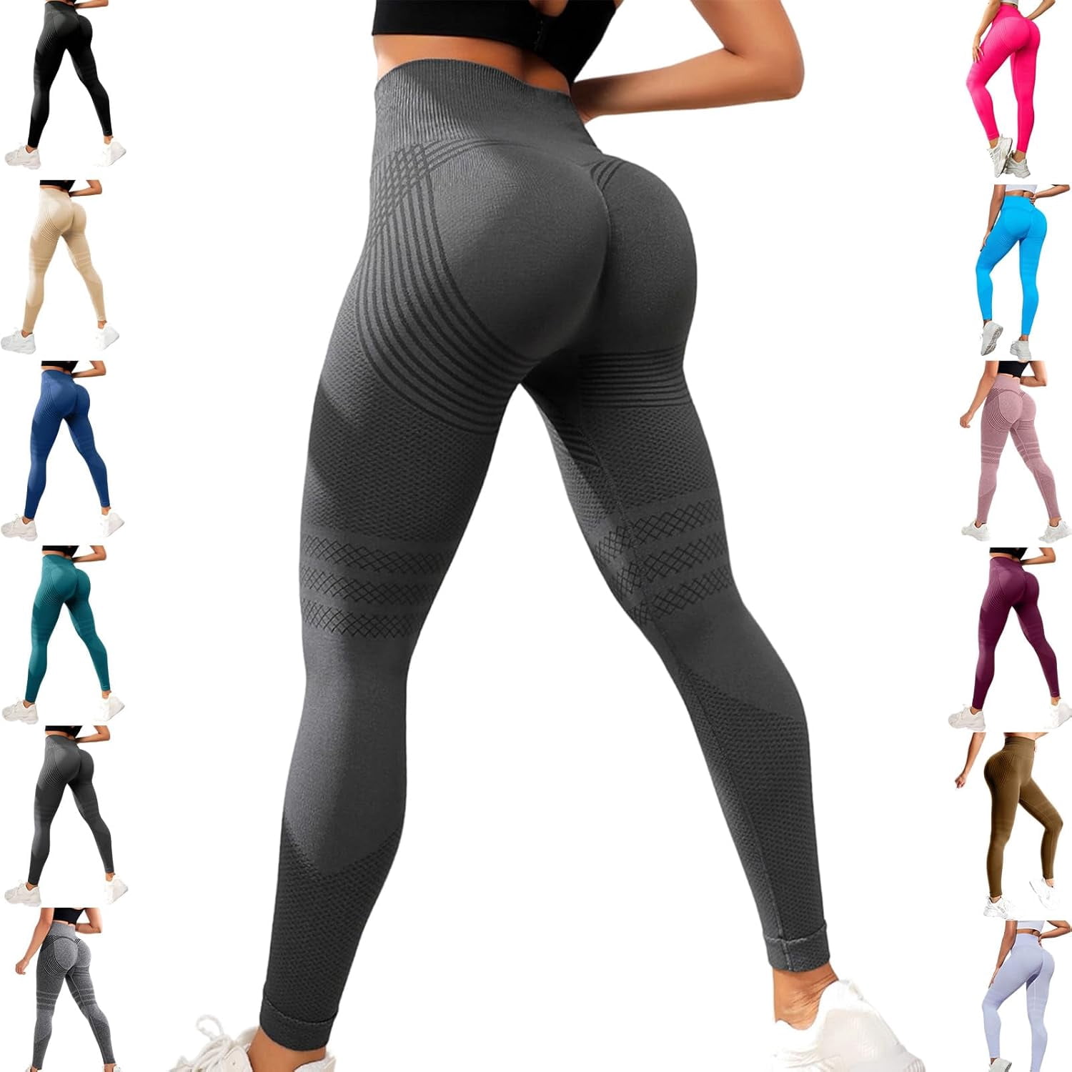 3D Anti-Cellulite Leggings, Compression Leggings for Women, High ...