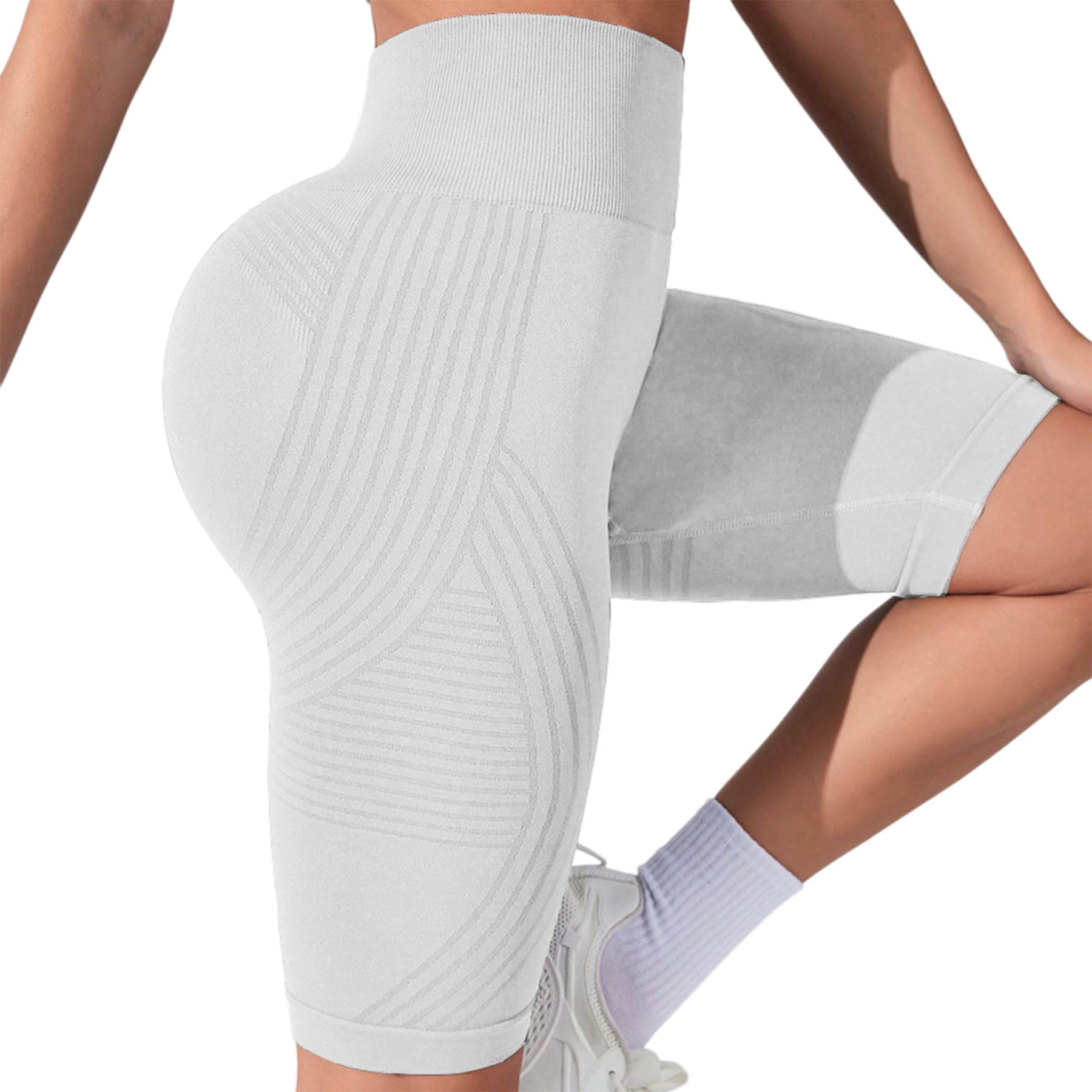 3D Anti Cellulite Leggings for Women – High Waist Compression Capri ...