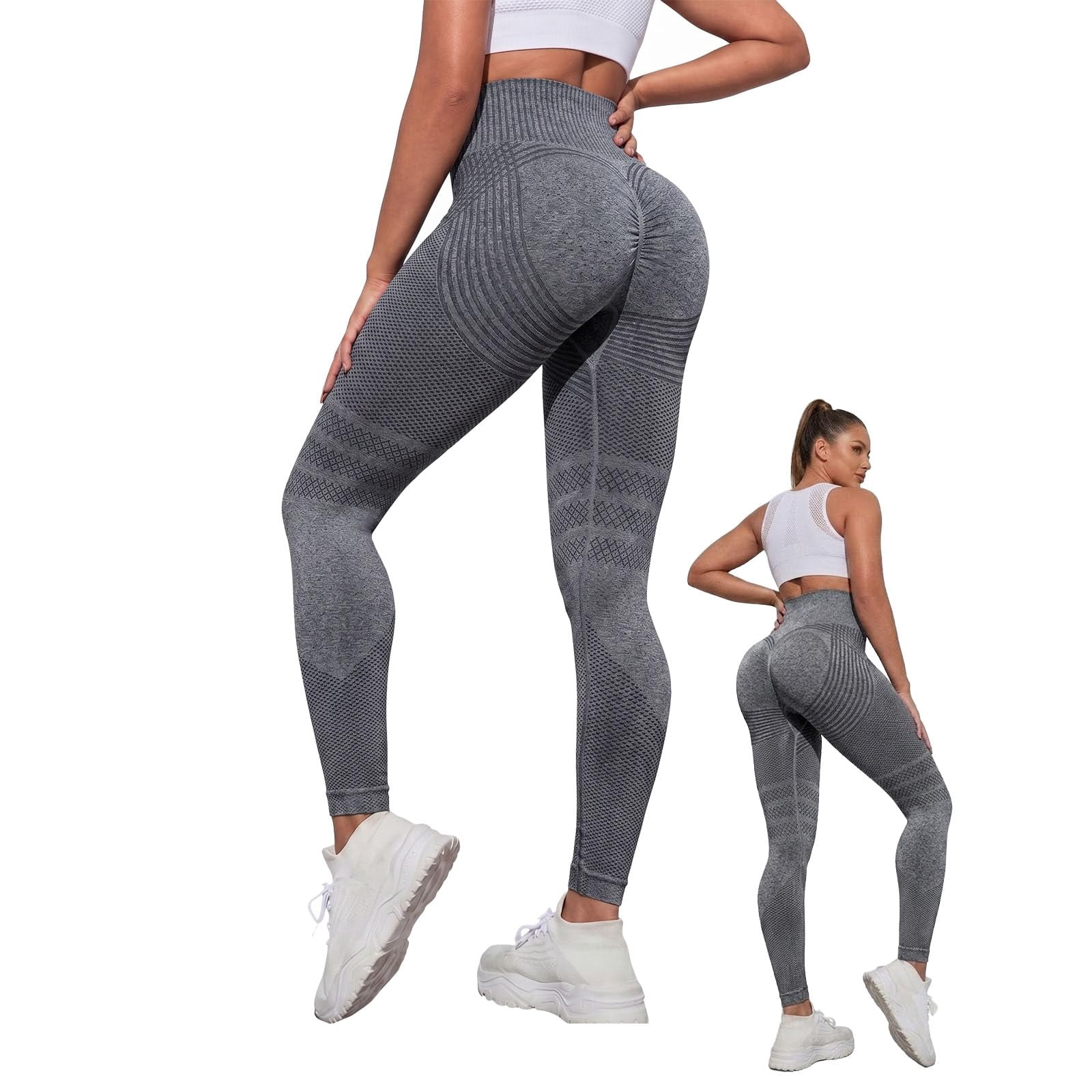 3D Anti Cellulite Leggings for Women, High Waisted Compression Workout ...
