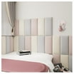 Upholstered Wall Panels, 3D Anti-Collision Wall Padding,Peel and Stick ...