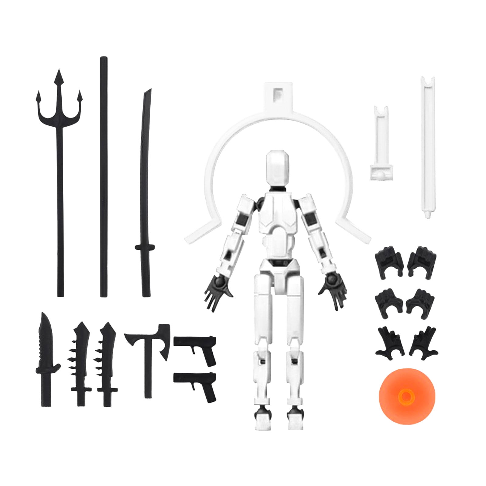 3D Articulated Titan Robot Model Kit, Customizable Poseable Collectible ...