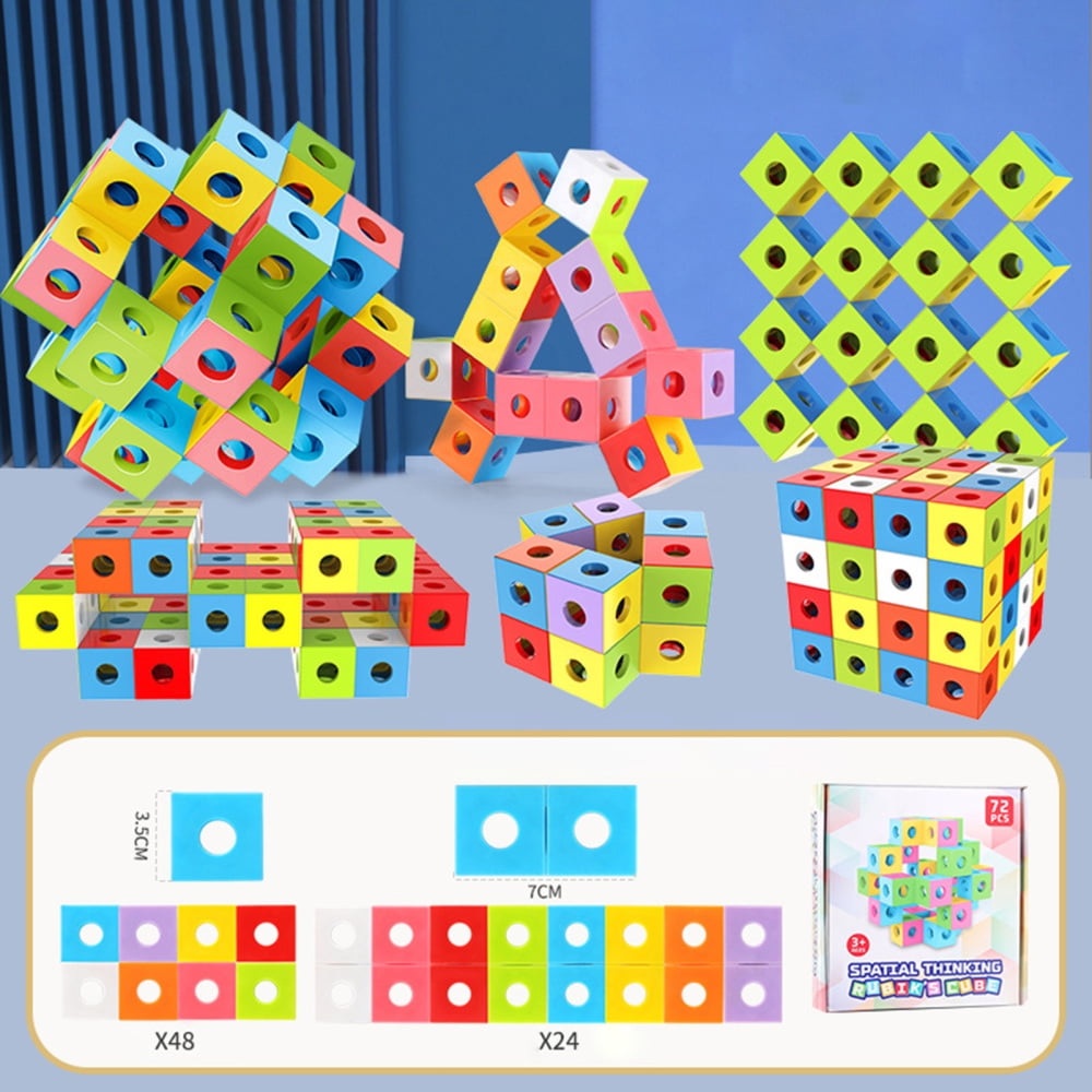 3D Assembling Building Blocks Toys Infinity Cubes Fidget Toys Creative ...
