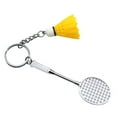 3D Badminton Racket Balls Sports Keyring Pendant Keyfob Keychain Holder ...
