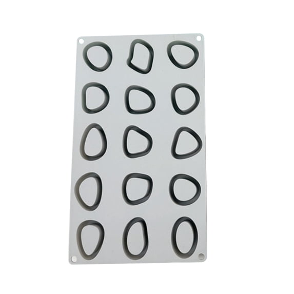 3D-Baking Molds Dessert Molds Irregular Stone Chocolate Mold for Mousse ...