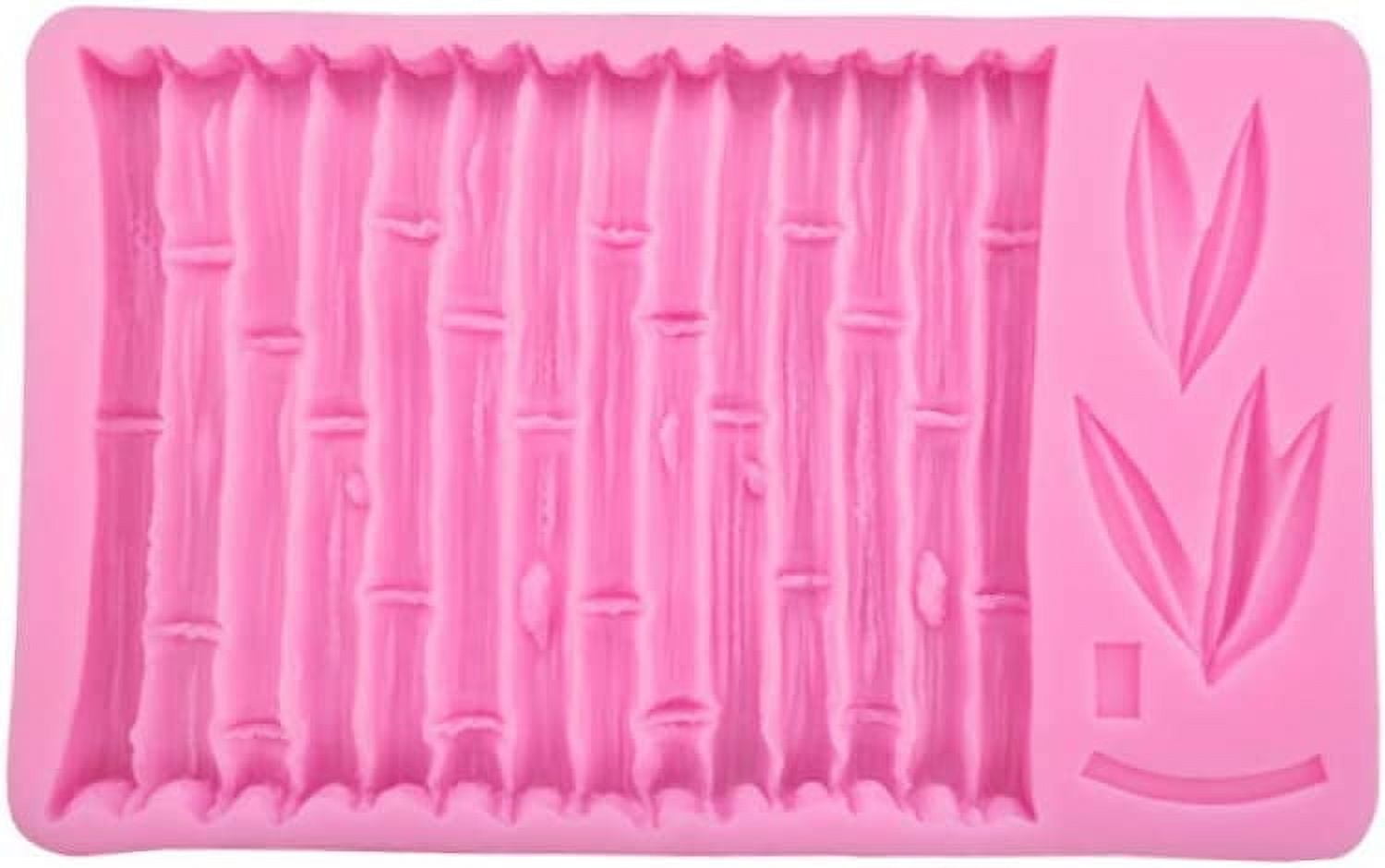 3D Bamboo Silicone Mold Cake Border Fondant Molds DIY Sugarcraft Cake ...
