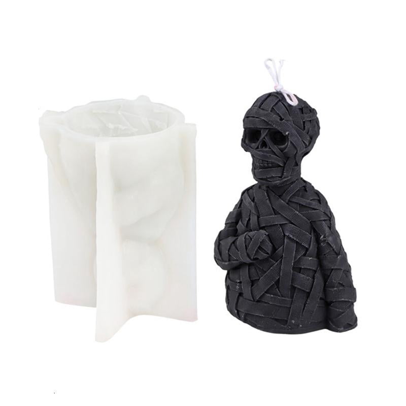 3D Bandage for Head Silicone Mold Candle Plaster Handmade Mould ...