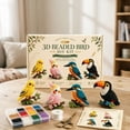 3D Beaded Animal DIY Craft Kit Acrylic Bead Figurine Making Set 7 ...