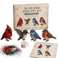 3D Beaded Animal DIY Kit, Beginner Craft Kit for Adults & Kids, Make ...