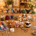 3D Beaded Animal DIY Kit for Beginners, Cute Fox Raccoon Turtle Bead ...