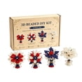 3D Beaded DIY Kit 4 Piece Set Handmade Bead Craft Kit for Creative ...