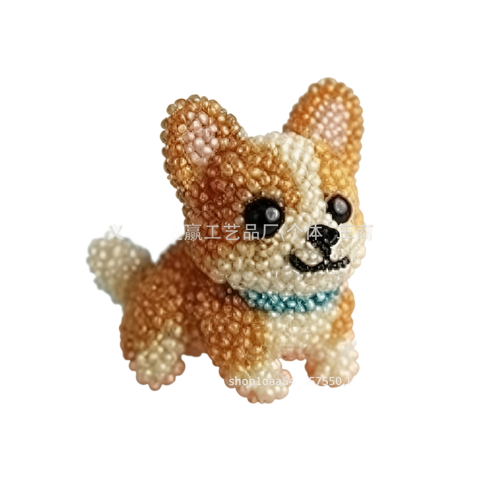 3D Beaded Dog Kit, Dog Themed Bead Starter Embroidery Kit, Easy DIY Dog ...