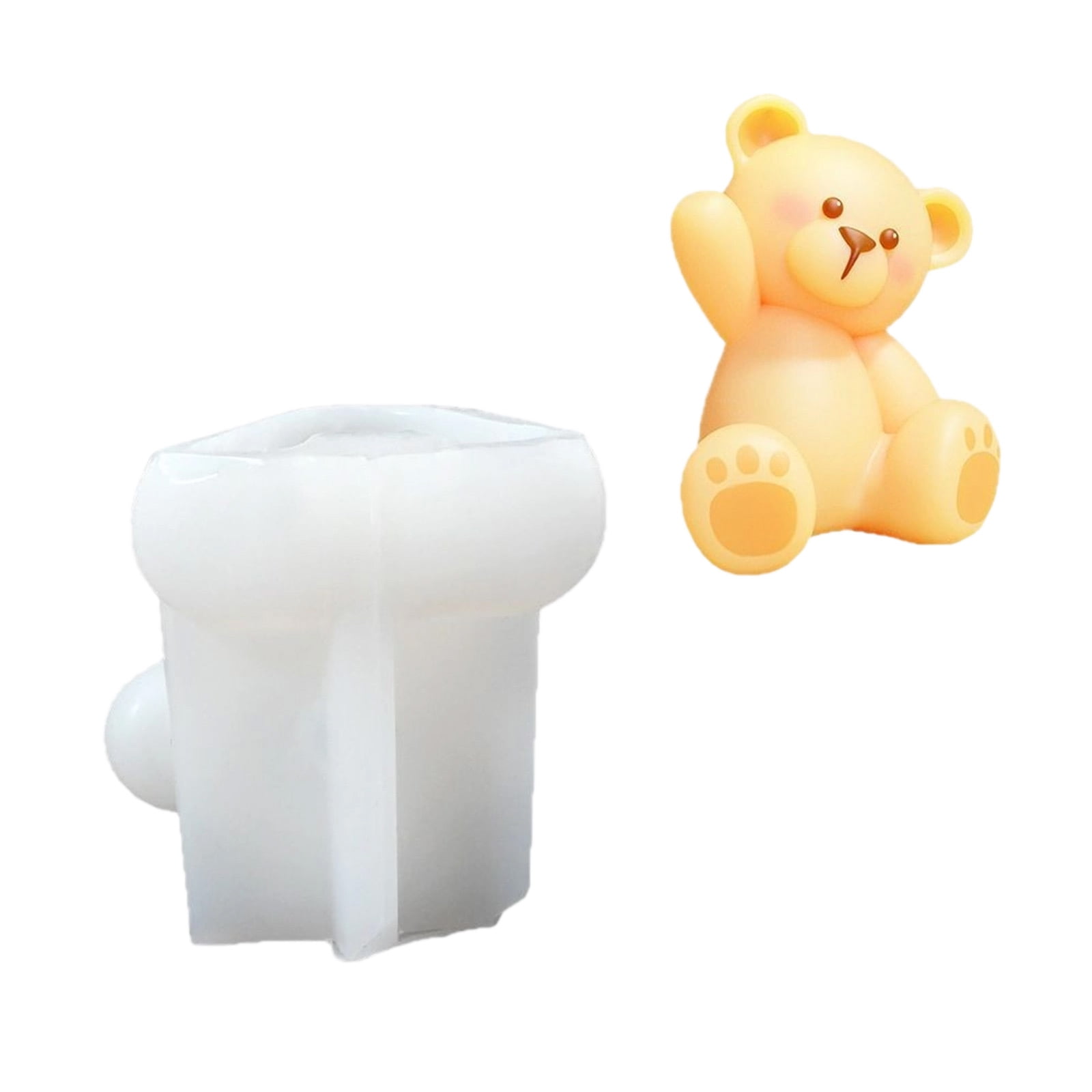 3D Bear Crafting Mold Silicone Mould for Unique Handmade Crafts Epoxy ...