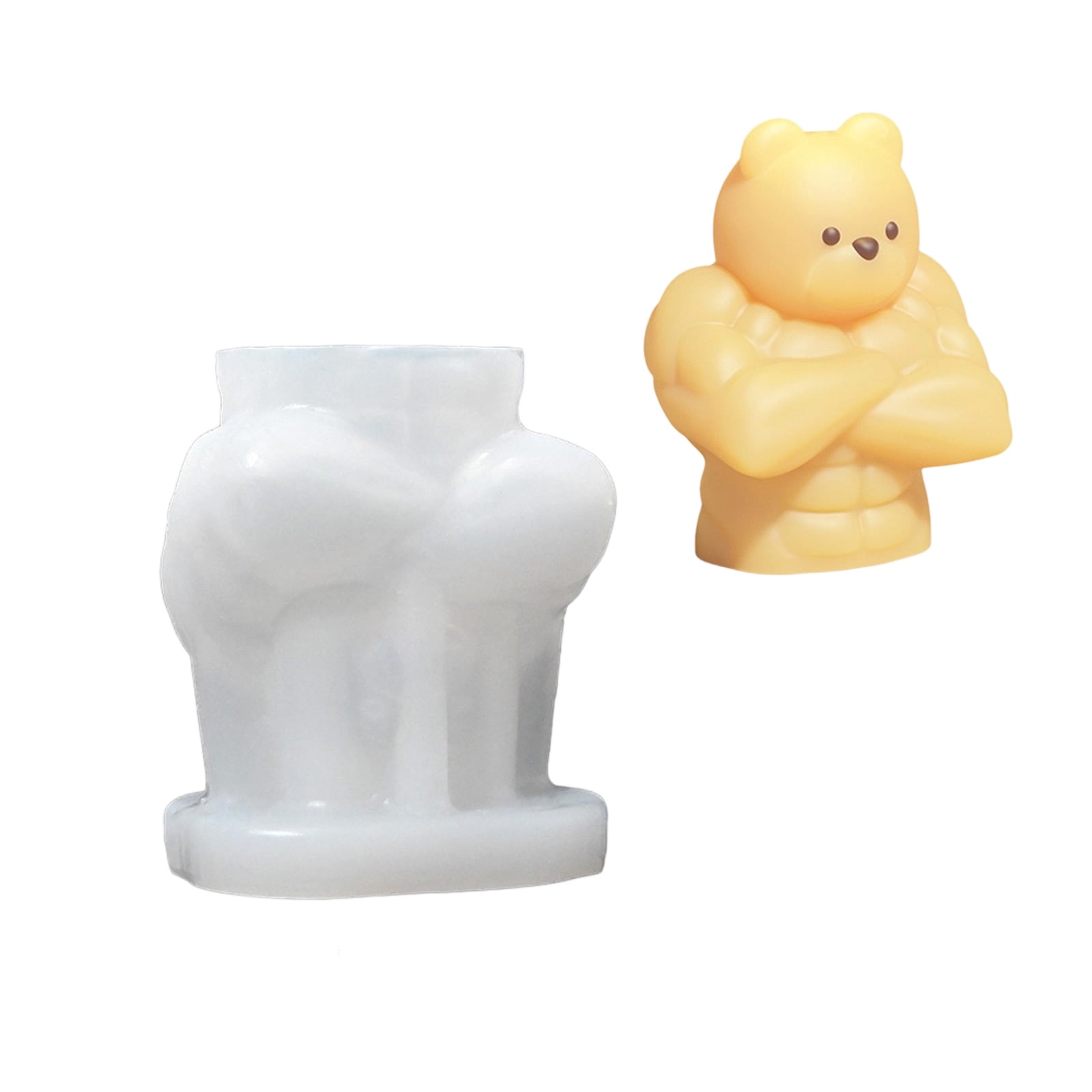 3D Bear Silicone Mold for Handmade and Gifts Wedding Decoration Mould ...
