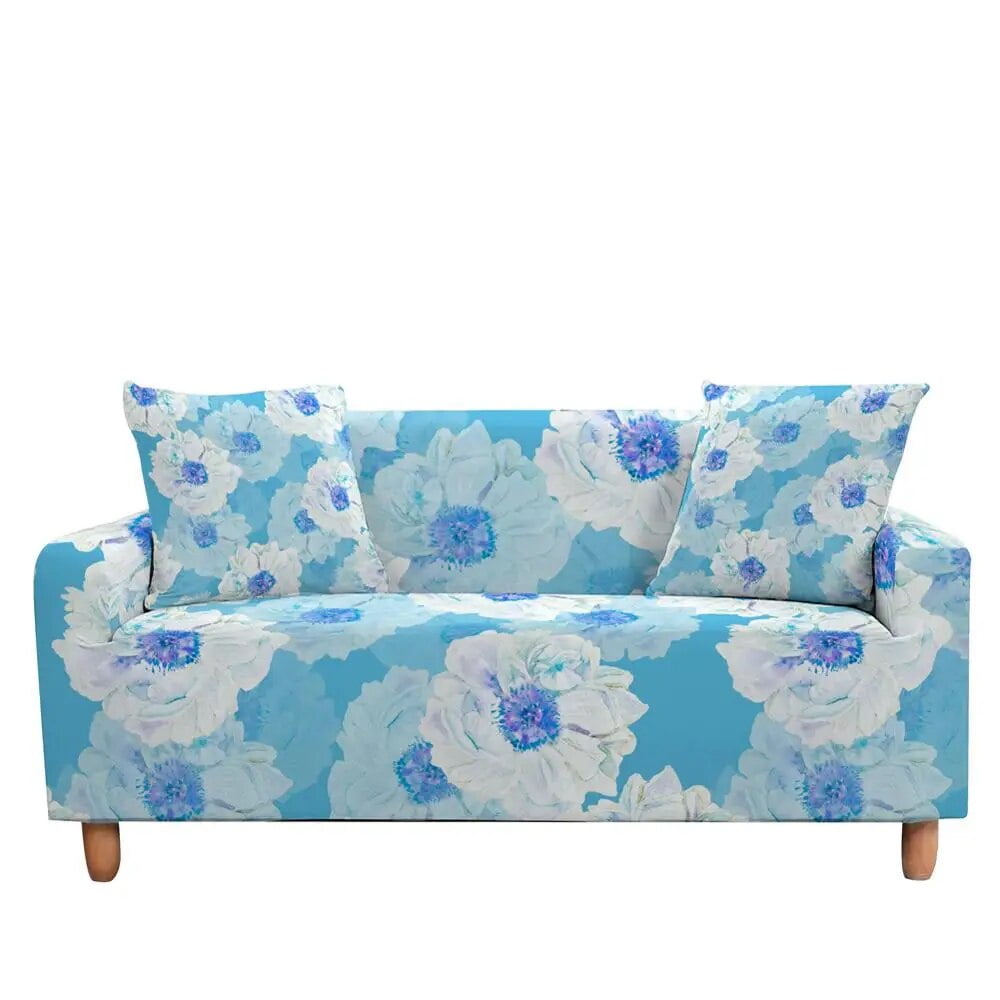 3D Beautiful Flower Slipcovers Sofa Cover Bohemian Ethnic Flower for ...