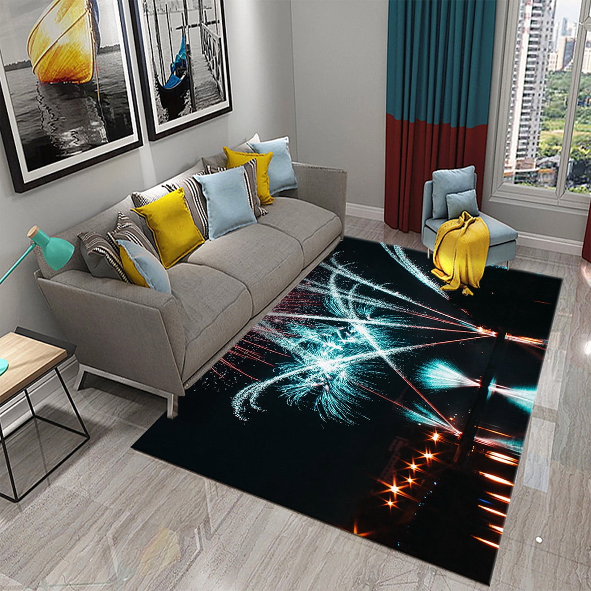 3D Beautiful s Carpet for Living Room Bedroom and Office r Area Mats ...