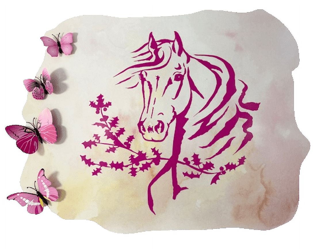 3D Bedroom Wall Decal Sticker For Girls Custom Designs With 3D ...