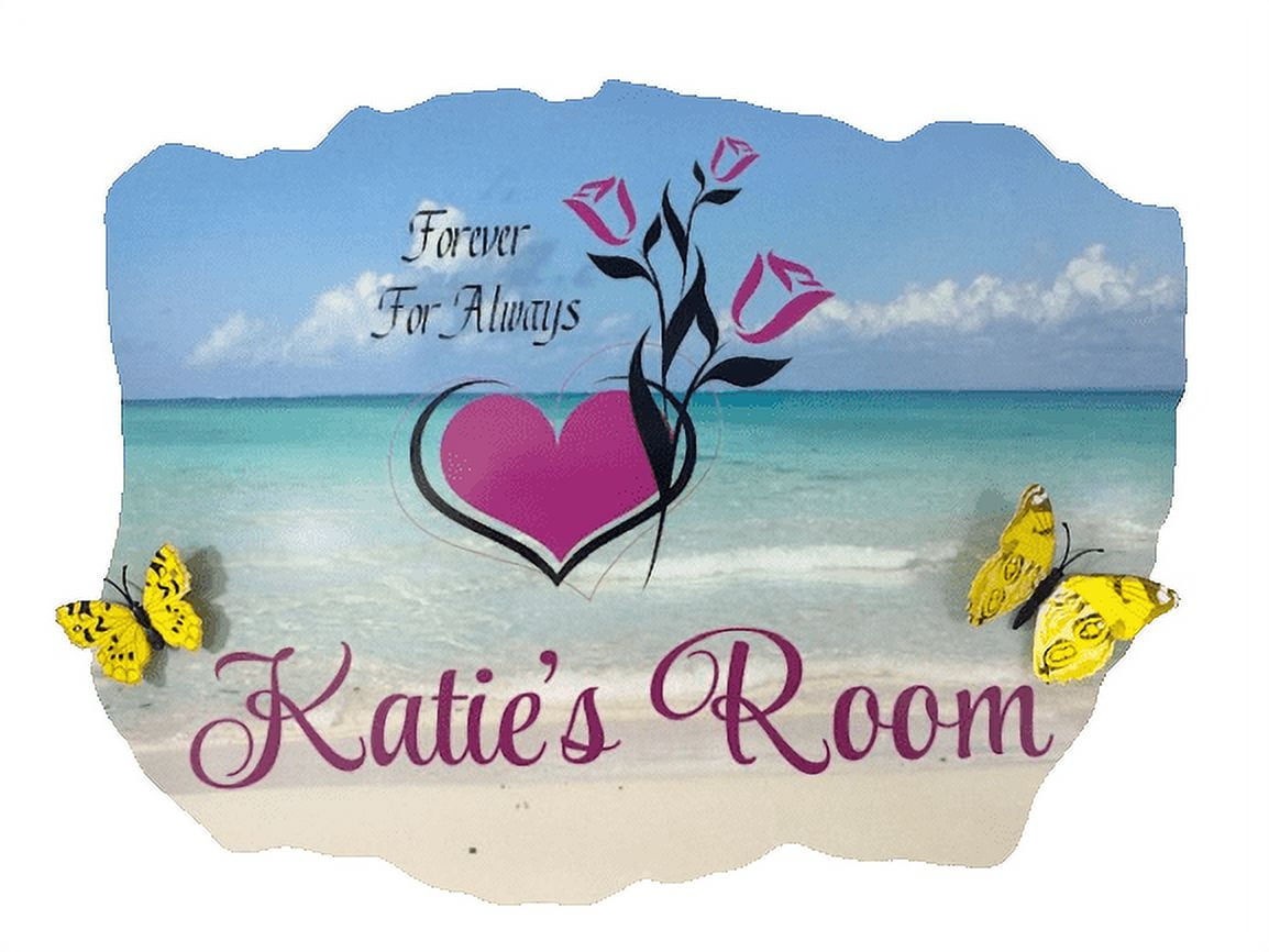 3D Bedroom Wall Decal Sticker For Girls Custom Designs With 3D ...