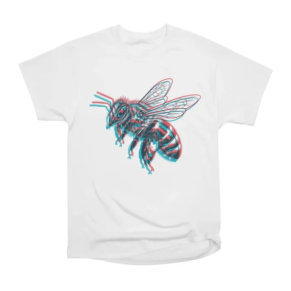 3D Bee T-Shirt Tee Gift For Him Merch For Her Apparel For Friend ...