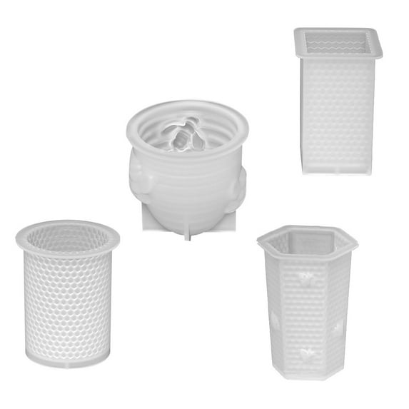 3D Bees Honeycomb Silicone Molds Cake Fondant Mold Hexagon Resin ...